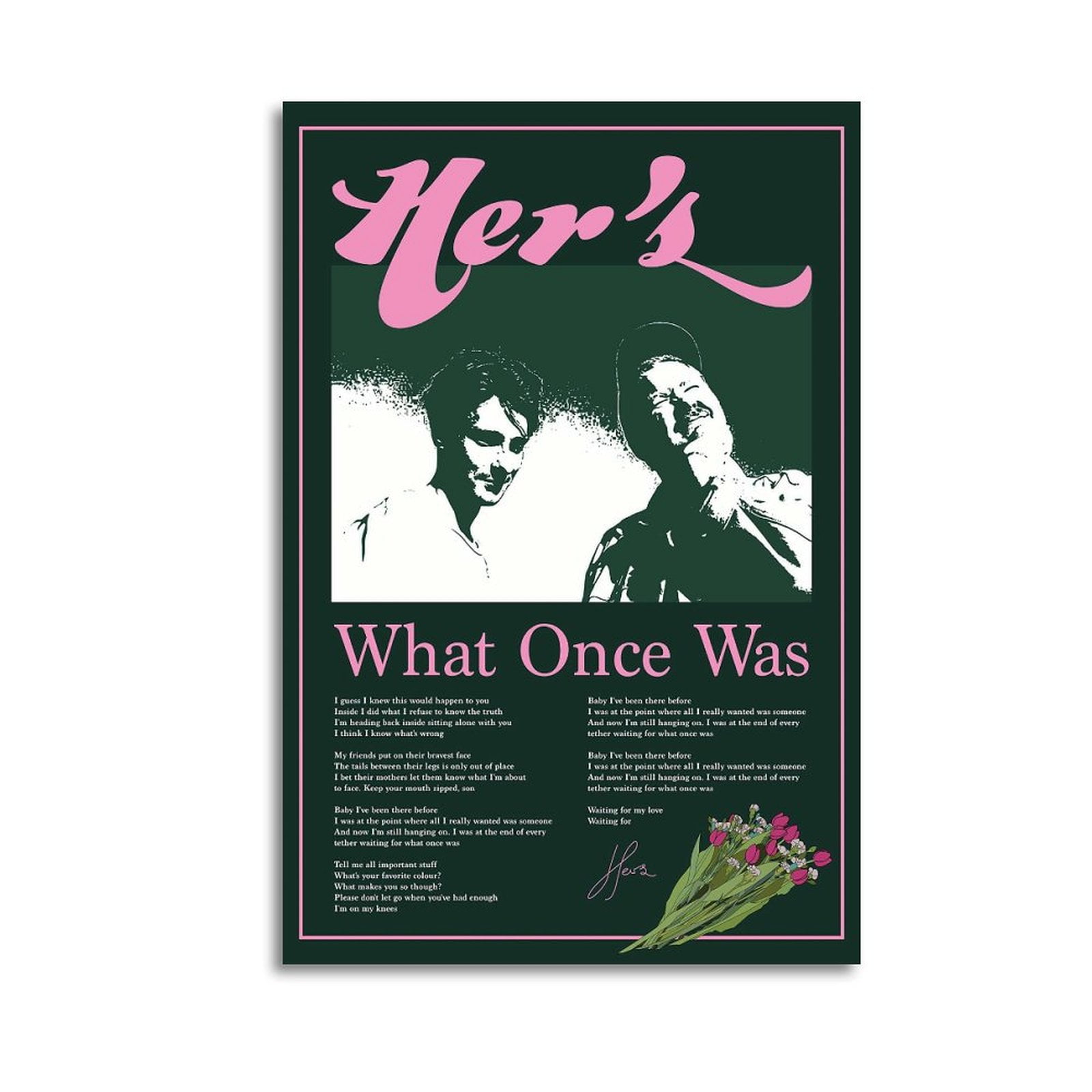 Her's Poster Rock Band Music Canvas Wall Art Posters and Prints Room ...