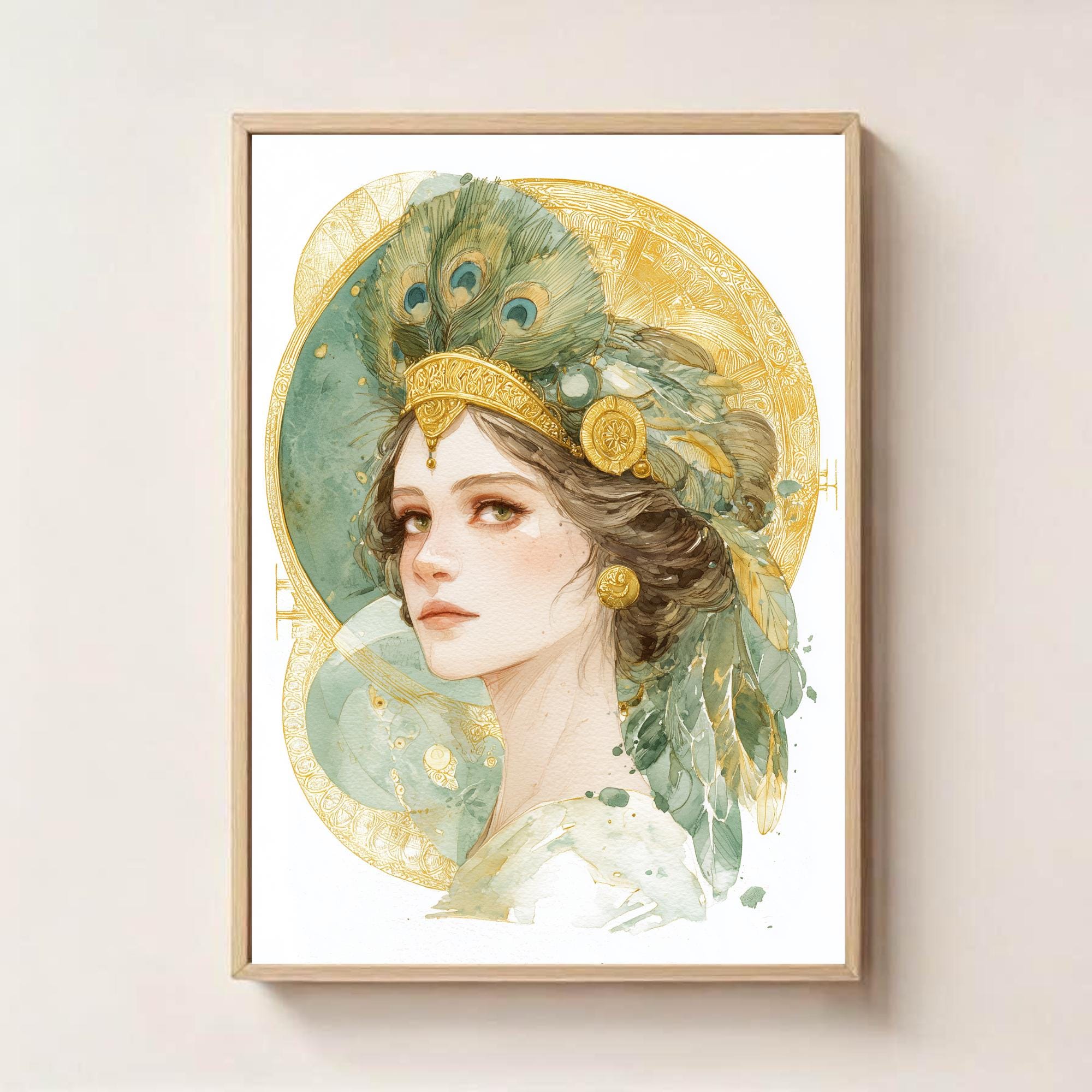 Hera Goddess Of Marriage And Queenship Art Print – Greek Mythology Wall ...