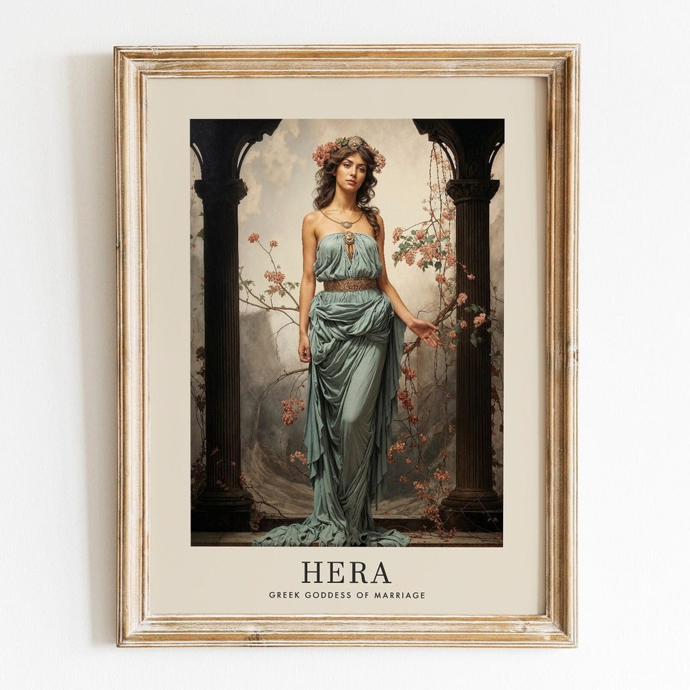 Hera Greek Goddess Of Marriage, Divine Feminine Art, Greek Goddess, Greek Mythology Decor ...