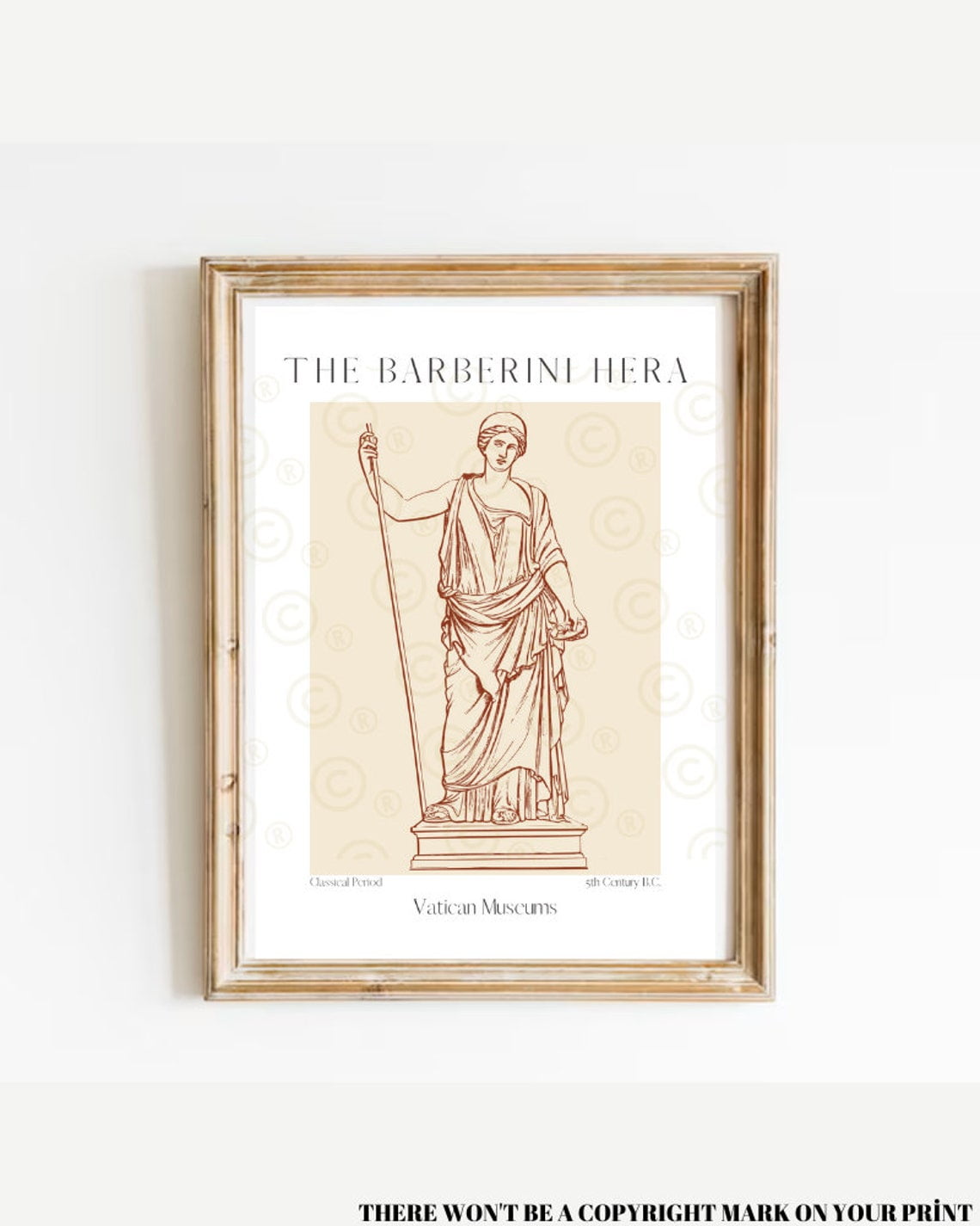 Hera Statue Print, Juno Poster, Olympian Gods, Sculpture Poster, Greek ...