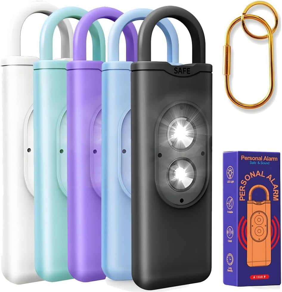 Heralarm, Personal Safety Alarm, 130 dB Loud Siren with LED Strobe ...