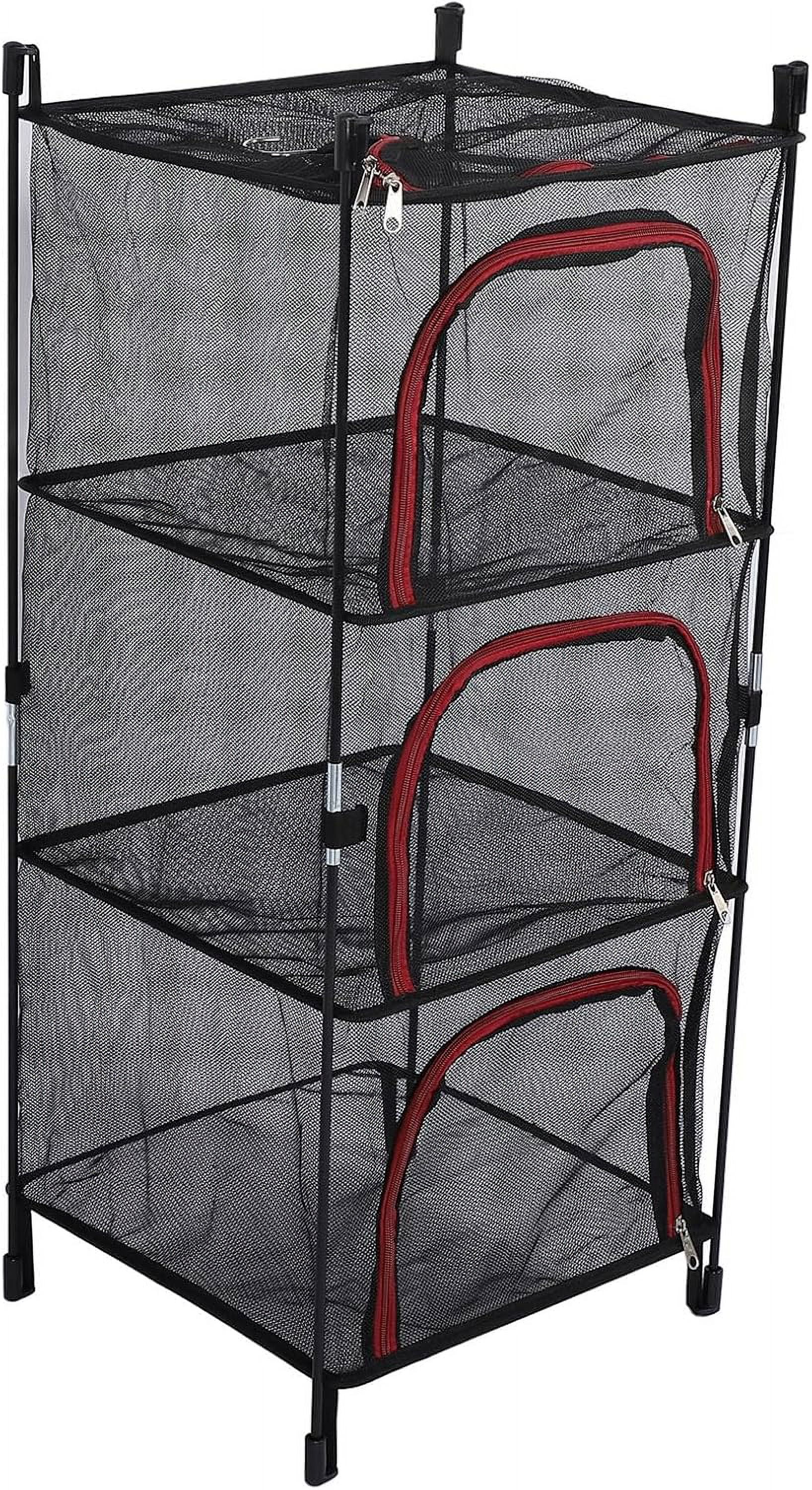 Herb Drying Rack, 3 Layer Mesh Drying Rack Food Net for Outdoors Flat ...