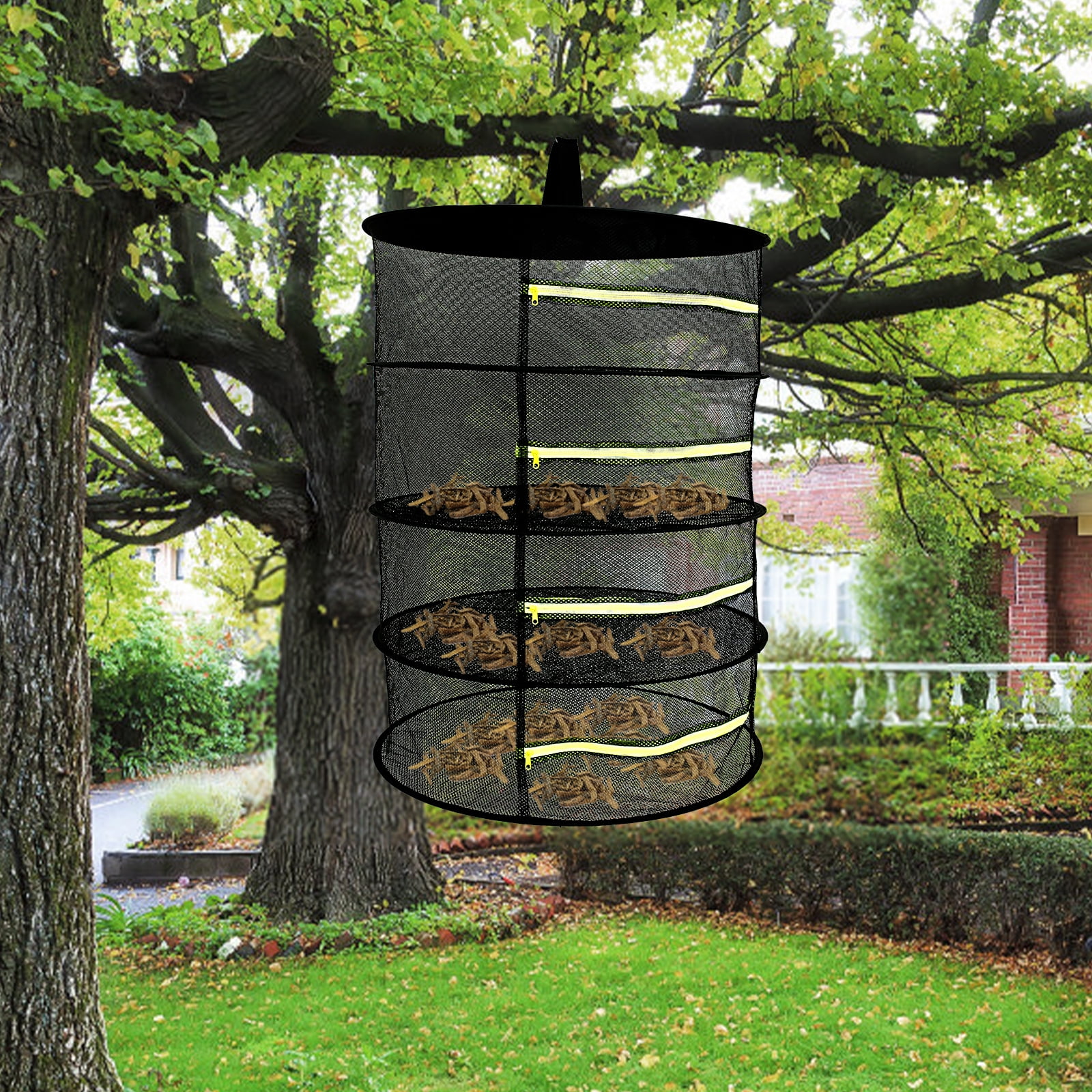 Herb Drying Rack 4/6 Layer Herb Hanging Drying Net Breathable Herb ...