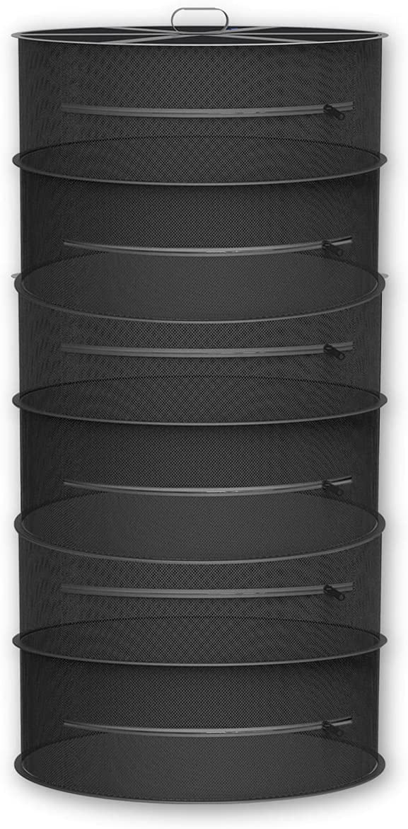 Herb Drying Rack, 6-Layer Hanging Mesh Net for Plants, Seeds, and Buds ...
