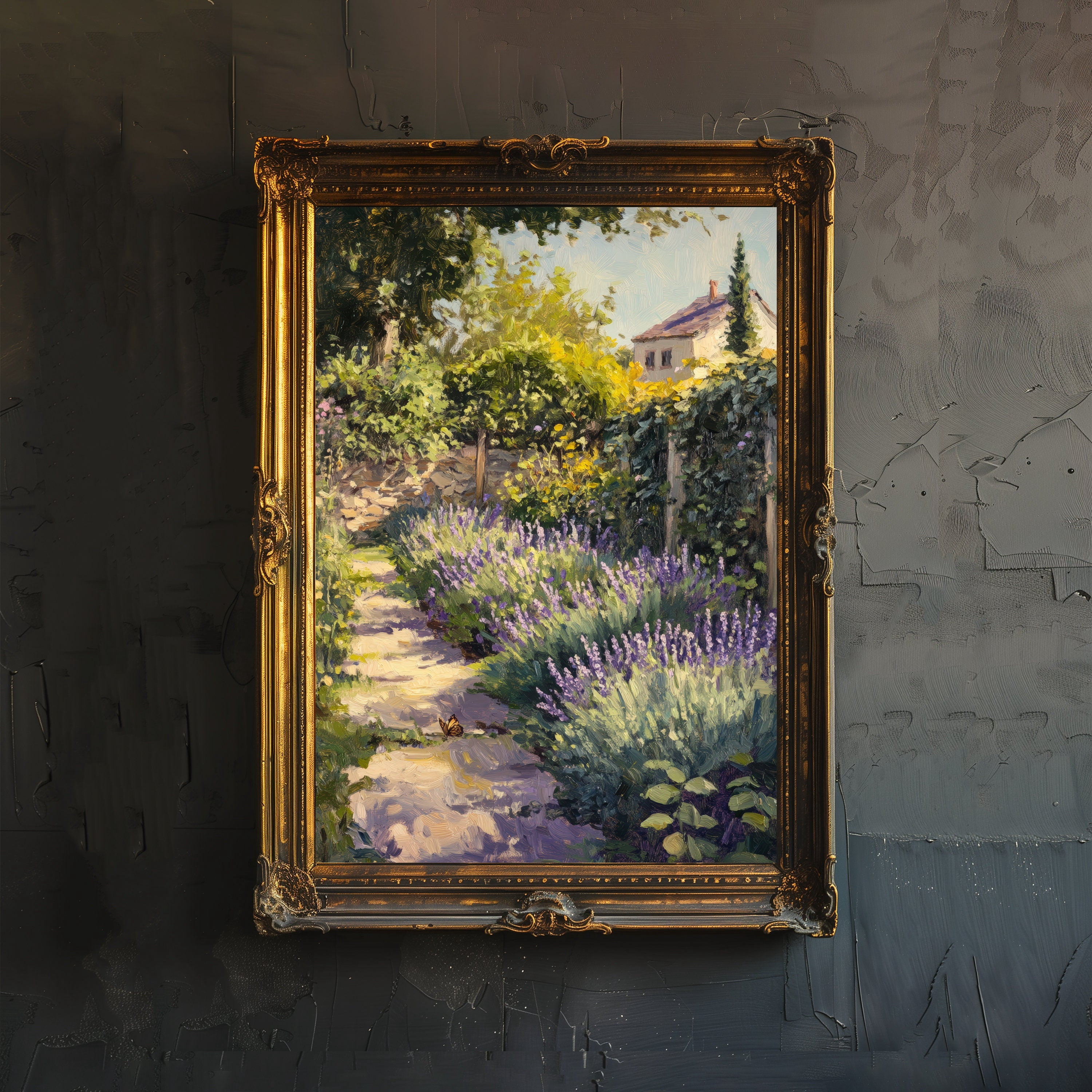 Herb Garden Cottagecore Poster Kitchen Print Dark Academia Art ...