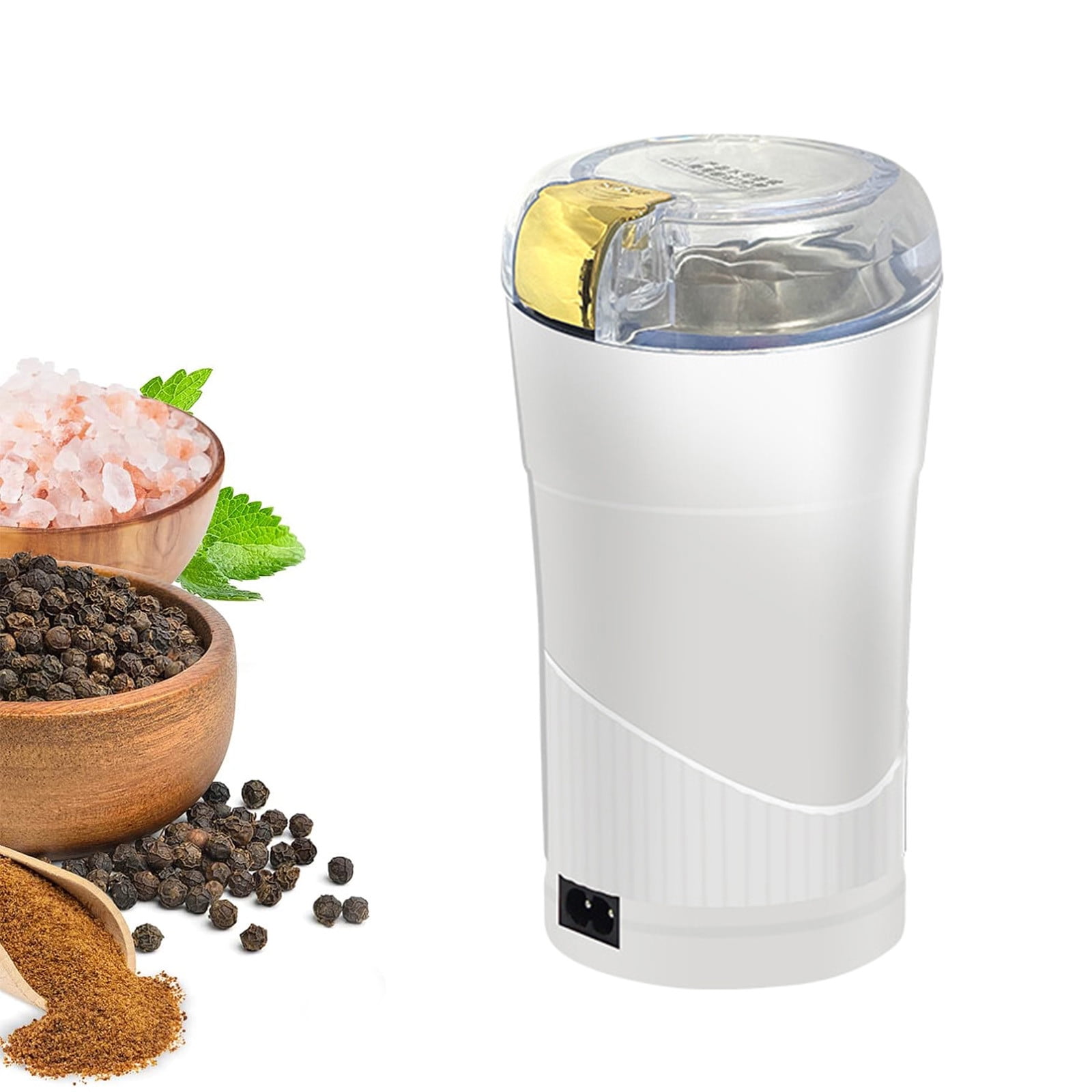 Herb Grinder Electric Spice Grinder, Herb Spice Coffee Grinder with ...