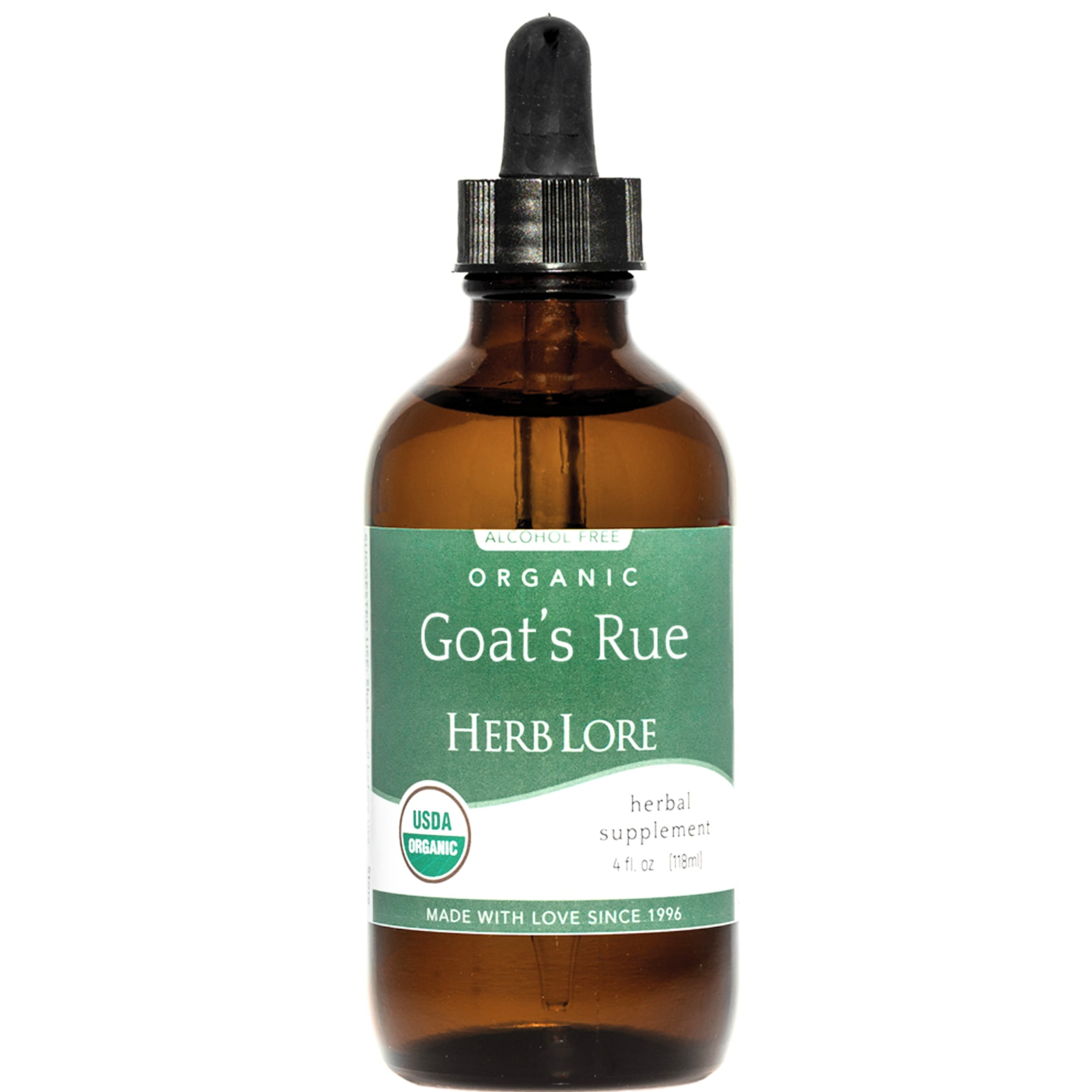 Herb Lore Organic Goats Rue Tincture - Lactation Supplement - Walmart.com