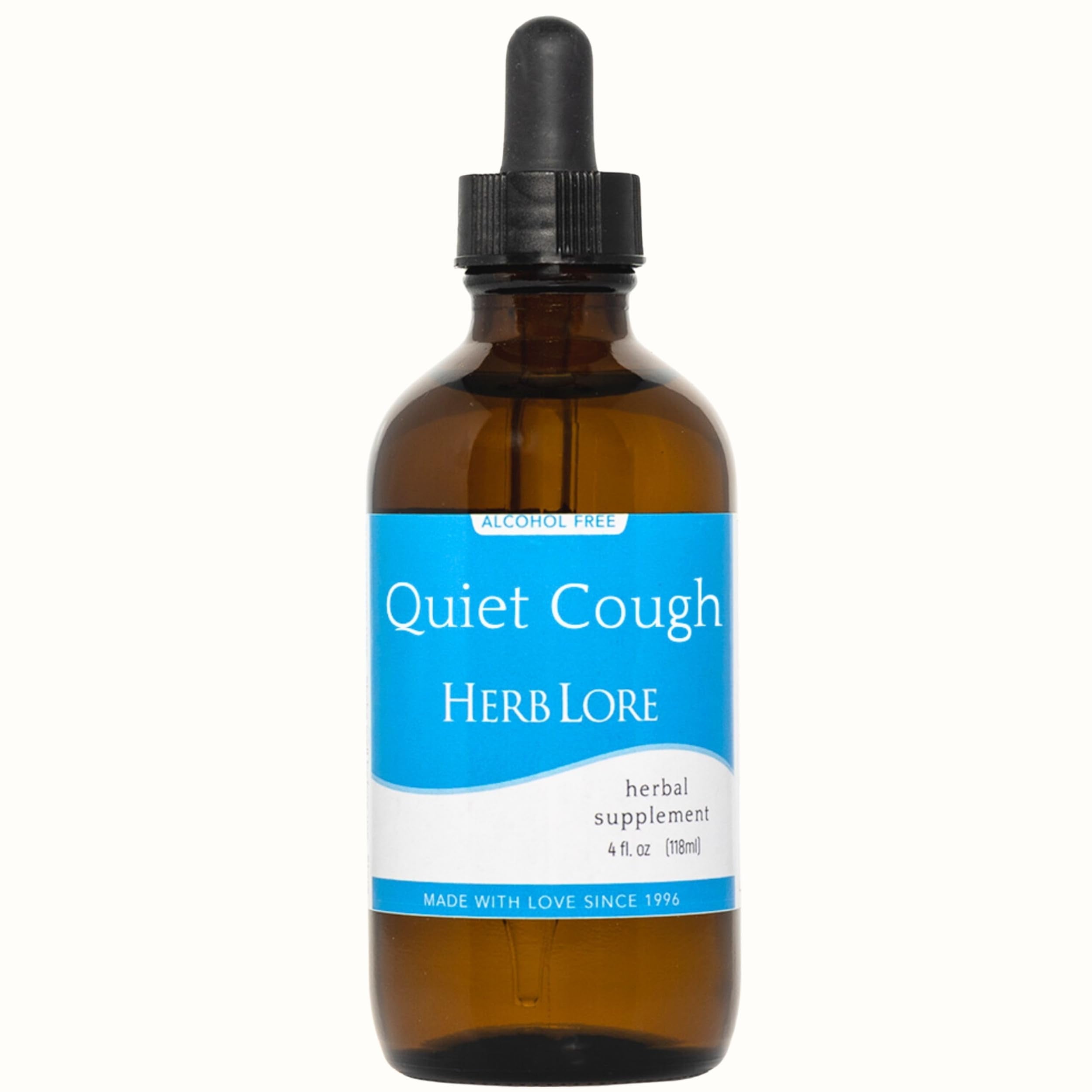 Herb Lore Quiet Cough Tincture - Mullein Cough Syrup for Kids & Adults ...