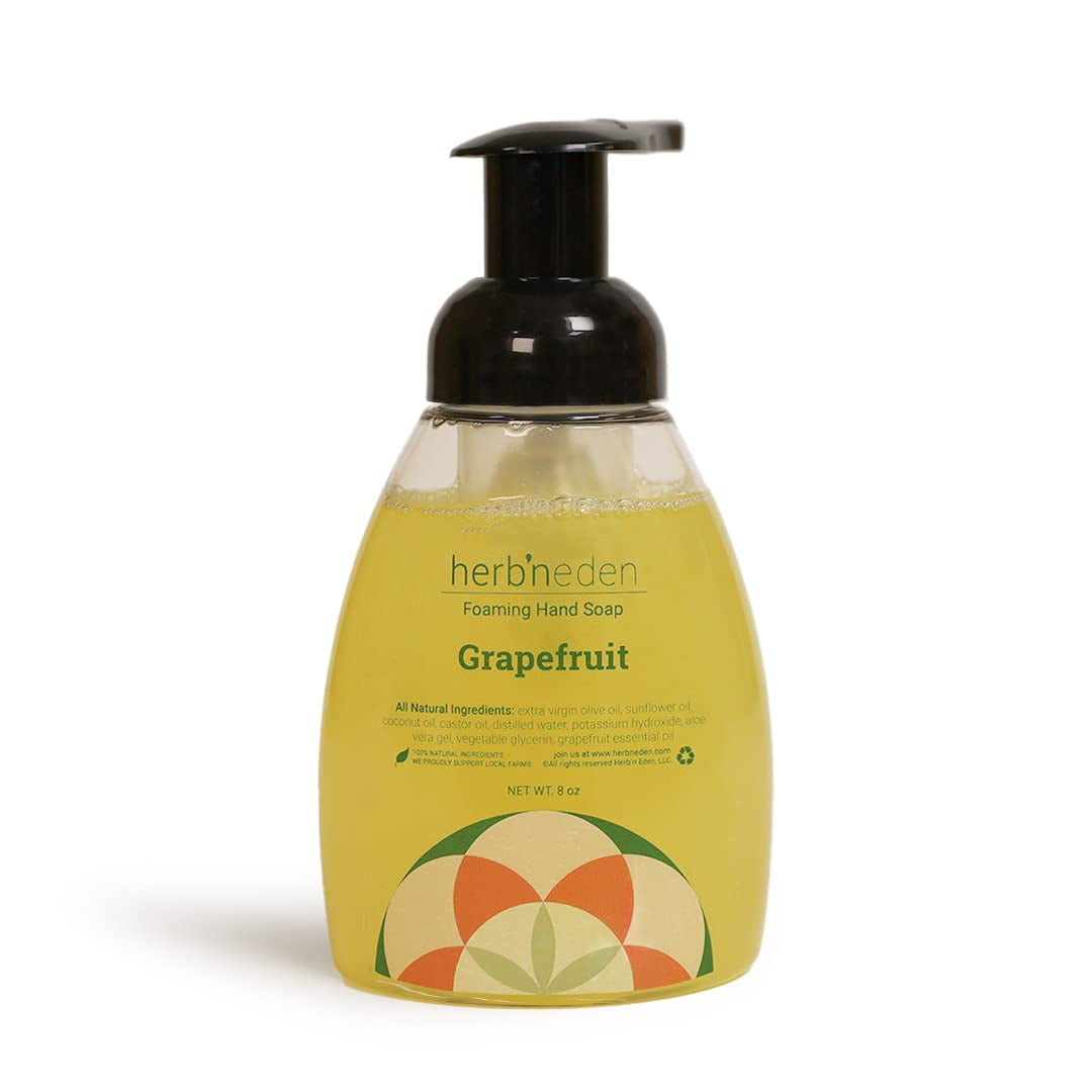 Herb’N Eden Grapefruit Foaming TSF6 Hand Soap, Moisturizing for Dry ...