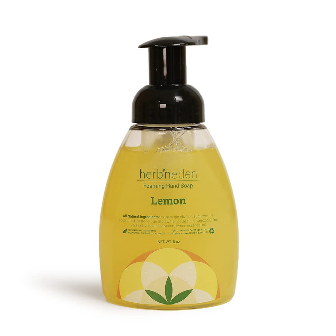 Herb’N Eden Lemon Foaming IRF13 Hand Soap, Moisturizing for Dry Skin ...