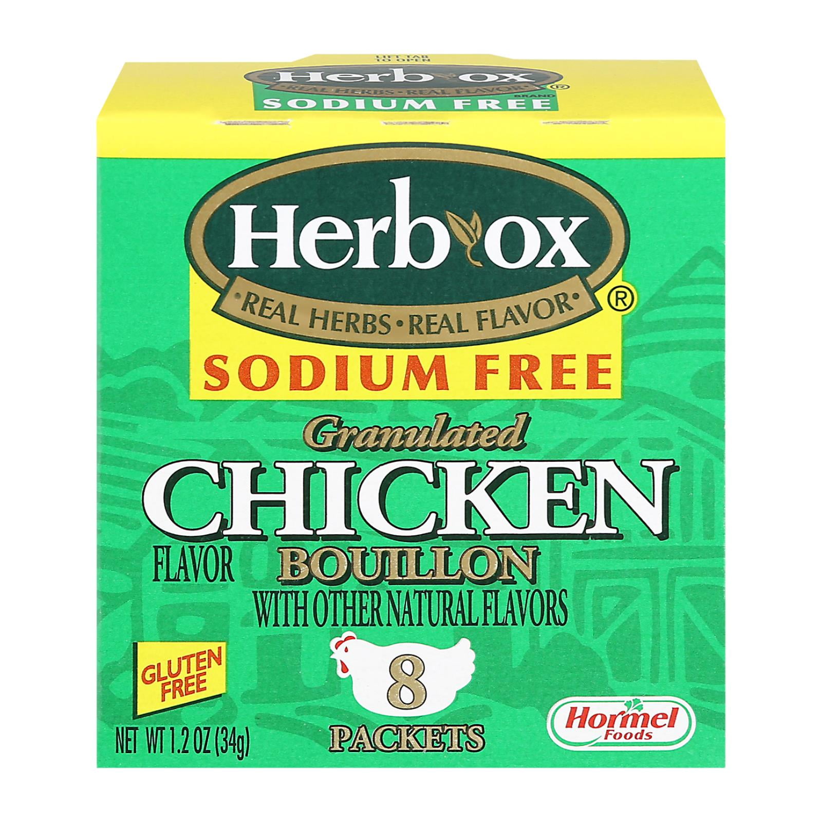 Herb-Ox Boullion - Chicken - Low Sodium - Case of 12 - 8 count ...