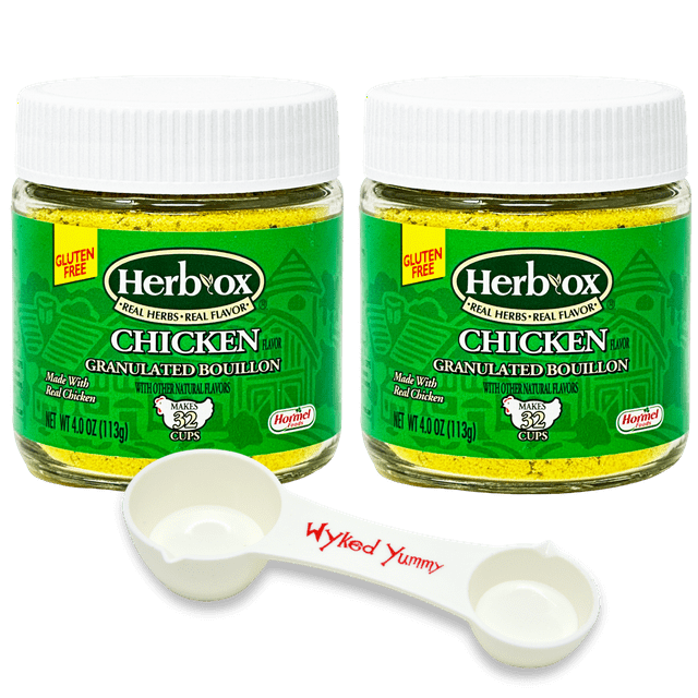 Herb Ox Chicken Bouillon Powder (Pack of 2) Bundle with All in One ...