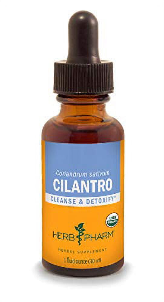 Herb Pharm Certified Organic Cilantro Extract for Cleansing and ...