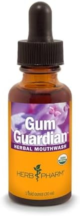 Herb Pharm Gum Guardian Herbal Mouthwash for Healthy Mouth and Gums - 4 ...