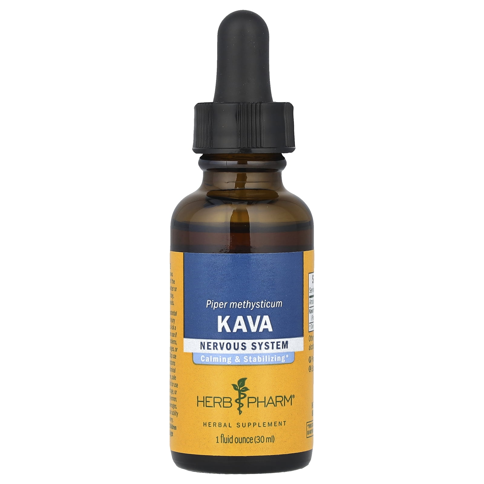 Herb Pharm Kava Tincture, 1 oz, Nervous System Calming and Stabilizing ...