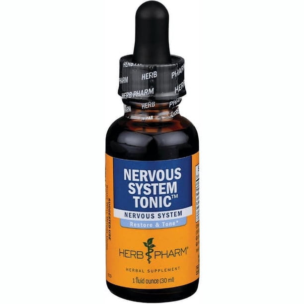 Herb Pharm Nervous System Tonic 1 fl oz Liq - Walmart Business Supplies