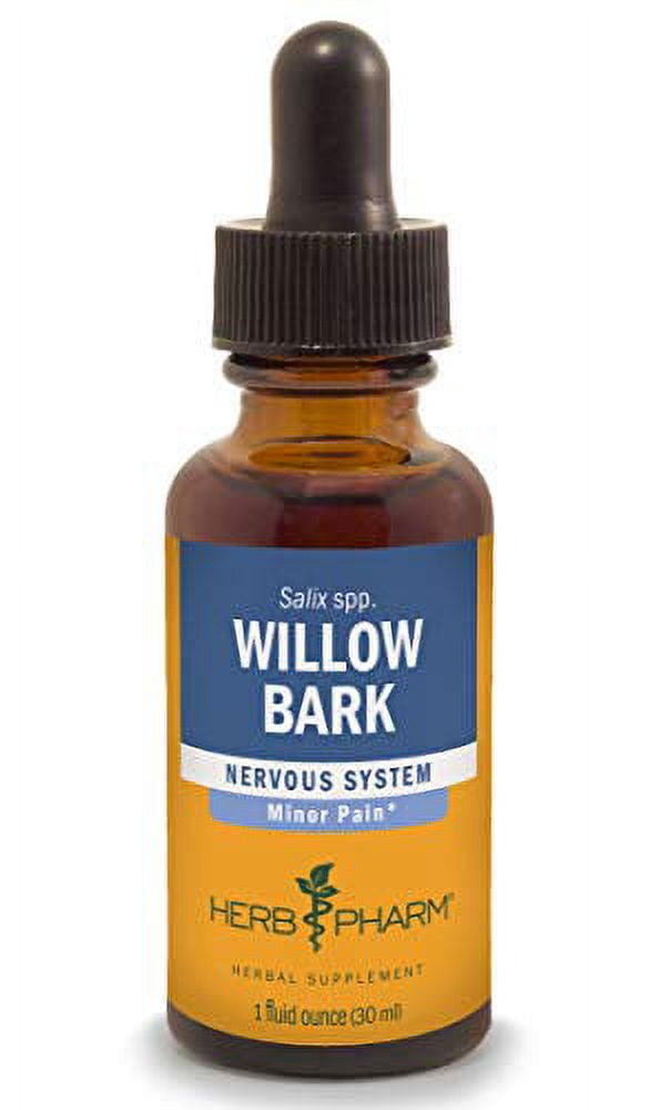 Herb Pharm Willow Bark Liquid Extract for Minor Pain - 1 Ounce (DWILL01 ...