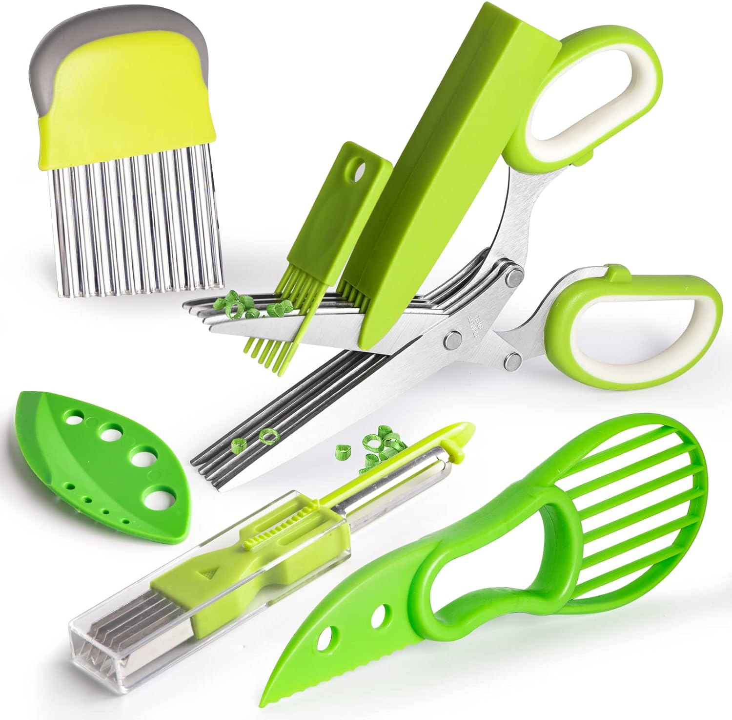 Stainless Steel Potato Wavy Cutter French Fries Chips Kitchen Tool ...