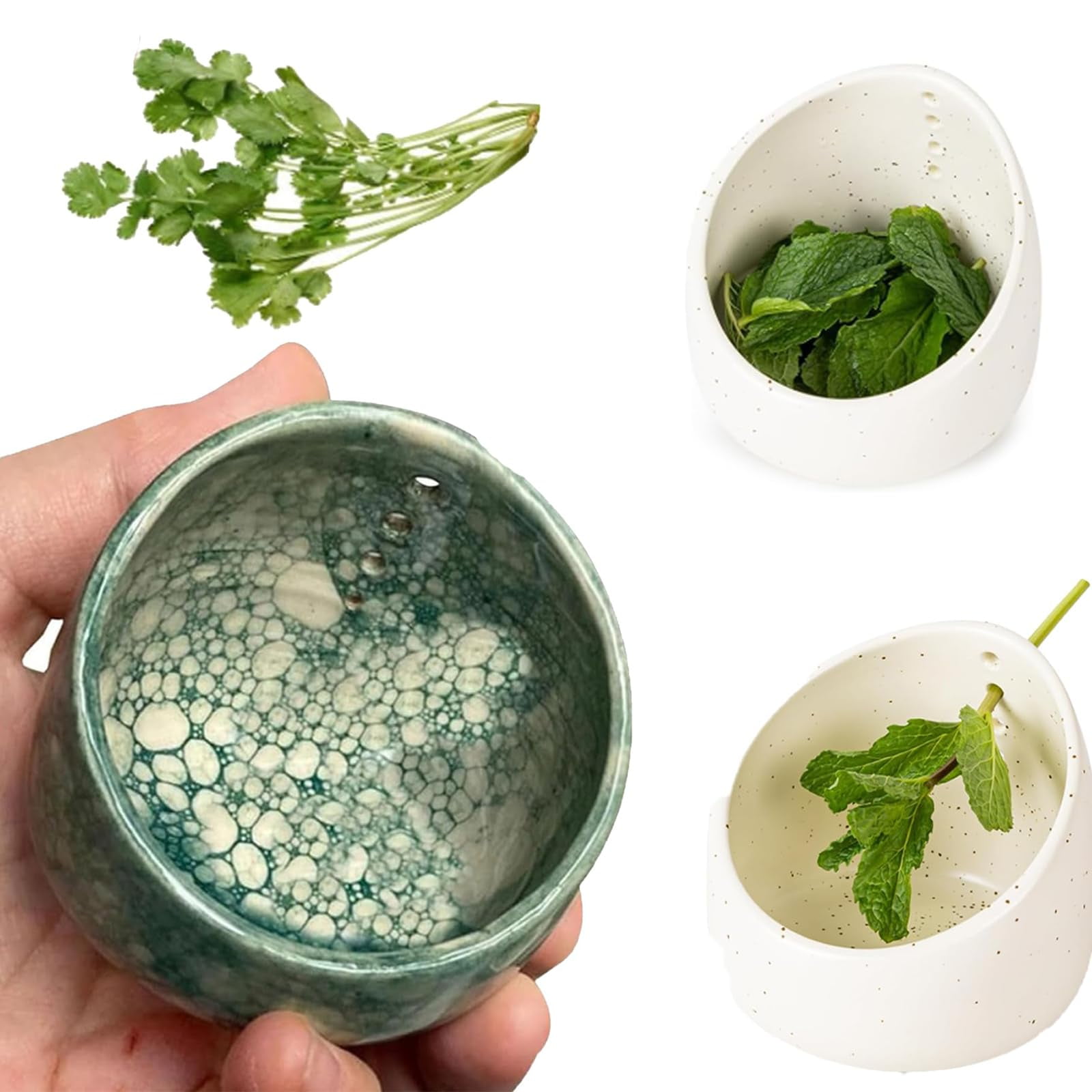 Herb Stripper Bowl, 2025 Hamblin Brothers Herb Stripper, Efficient Herb Peeling Cup with Various ...