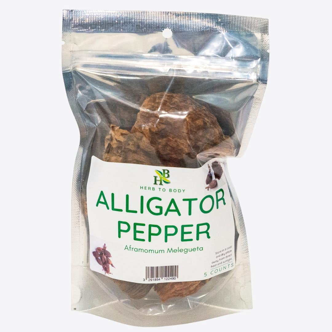 Herb To Body Alligator KEF28 Pepper African - 5 Pieces, Wildcrafted ...