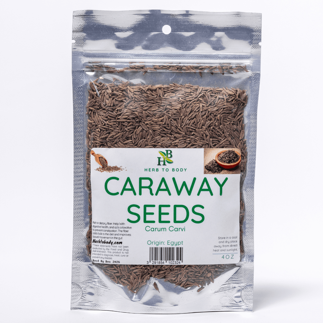 Herb To Body Caraway Seed Whole | Carum Carvi | Wildcrafted | 4oz ...