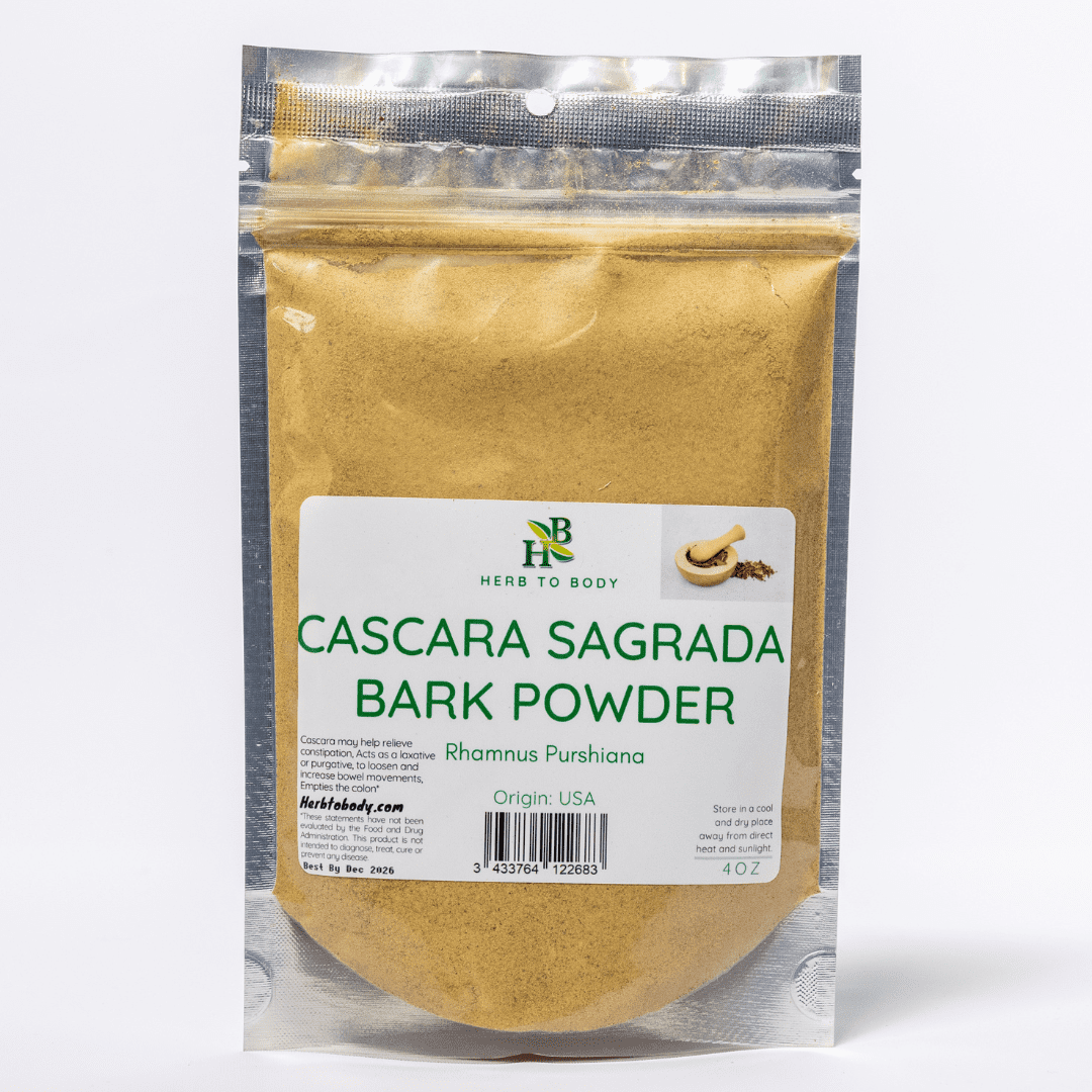 Herb To Body Cascara Sagrada Bark Powder | Rhamnus Purshiana ...
