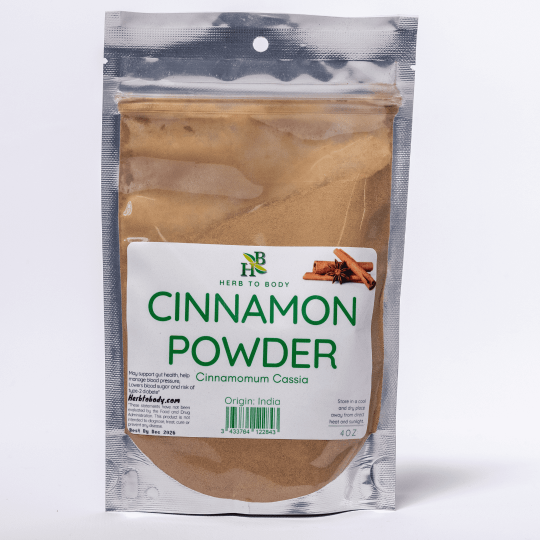 Herb To Body Cinnamon Powder | Cinnamomum Cassia | Wildcrafted | 4oz ...