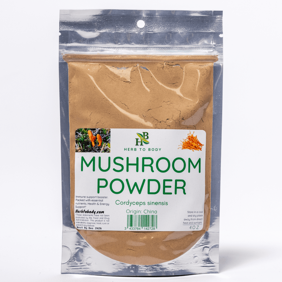Herb To Body Cordyceps Mushroom Powder | Cordyceps Sinensis ...