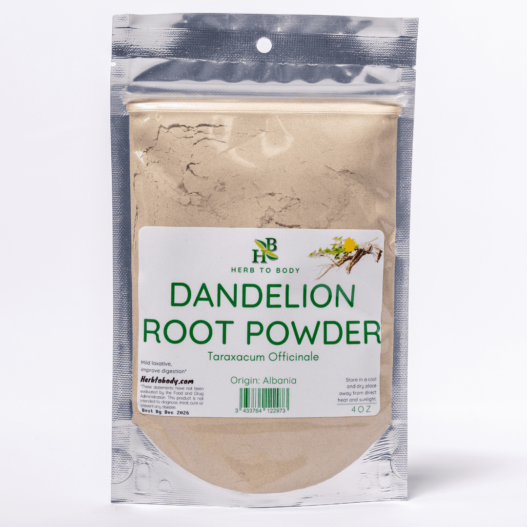 Herb To Body Dandelion Root Powder | Taraxacum Officinale | Wildcrafted ...