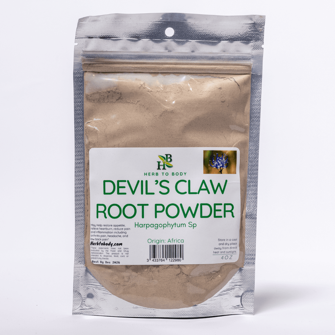 Herb To Body Devil’s Claw Root Powder | Harpagophytum Sp | Wildcrafted ...