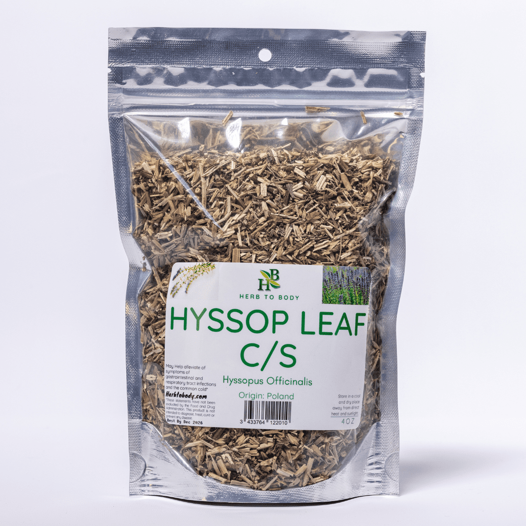 Herb To Body Hyssop Leaf C/S | Cut & Sifted | Hyssopus Officinalis ...