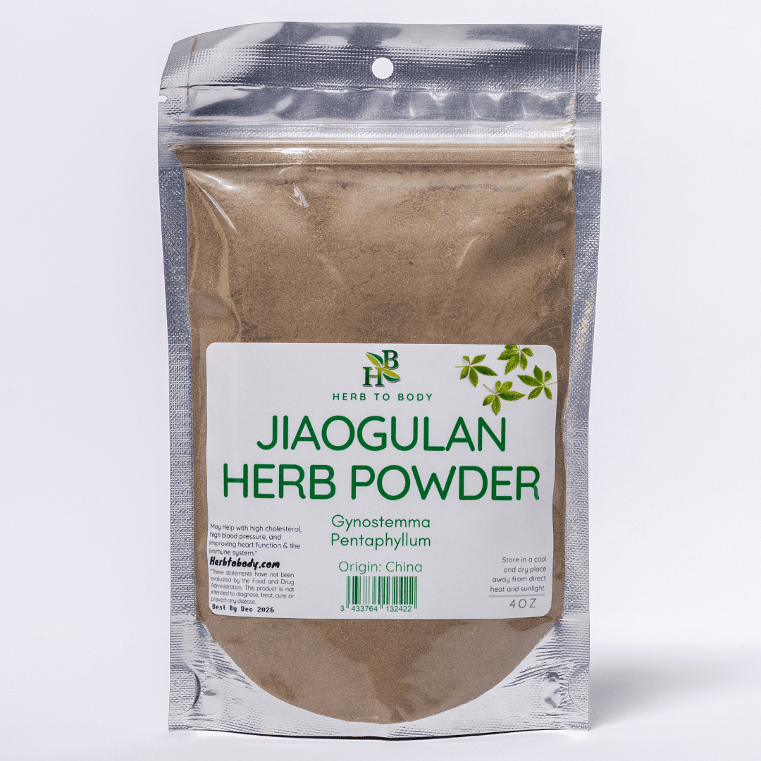 Herb To Body Jiaogulan Herb Powder | Gynostemma Pentaphyllum ...