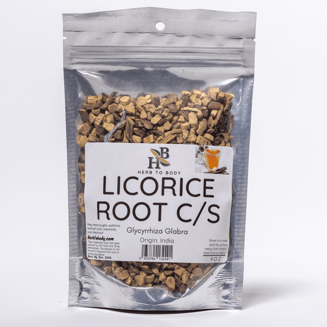 Herb To Body Licorice Root C/S | Cut & Sifted | Glycyrrhiza Glabra ...