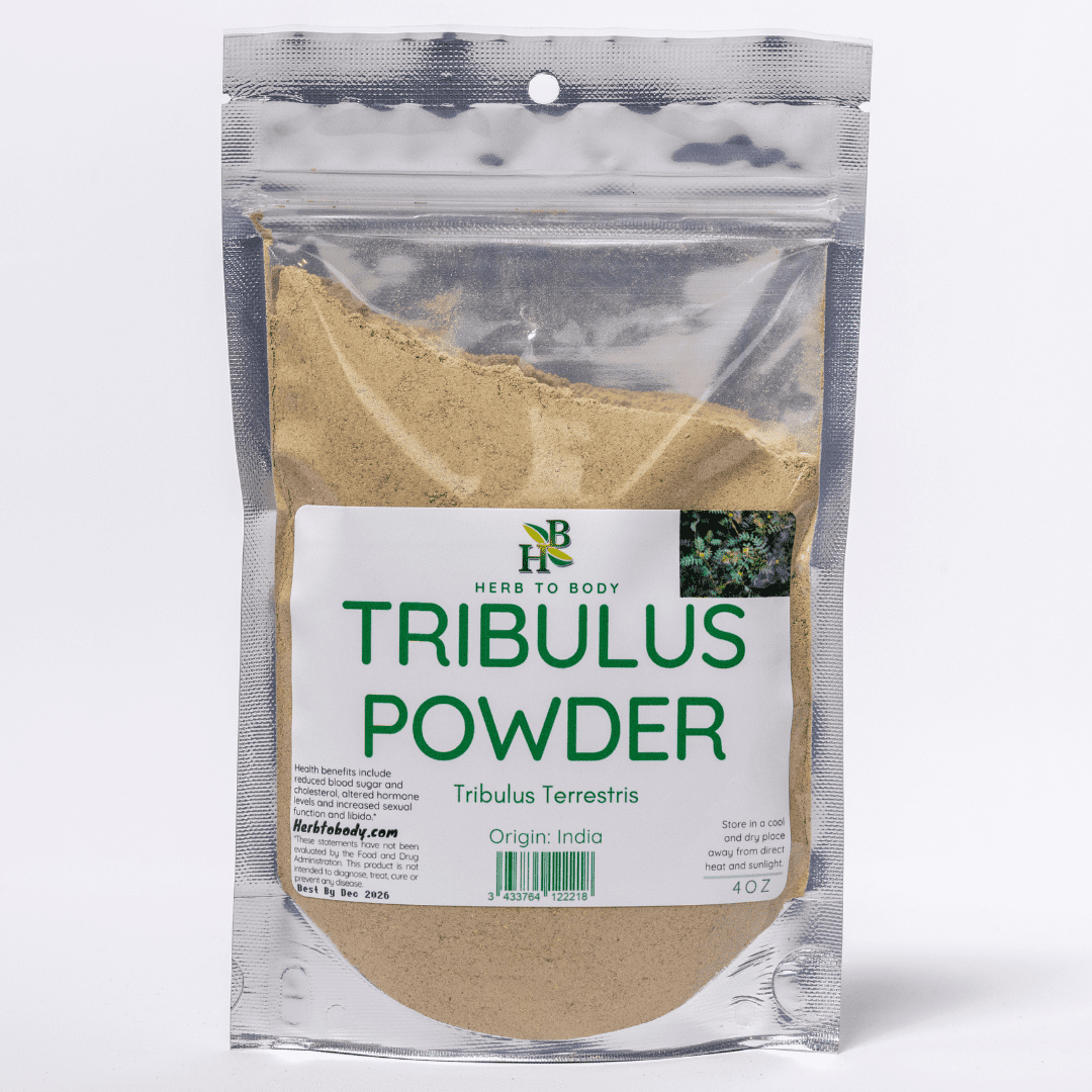 Herb To Body Premium Tribulus Powder (Tribulus Terrestris) - 4oz ...