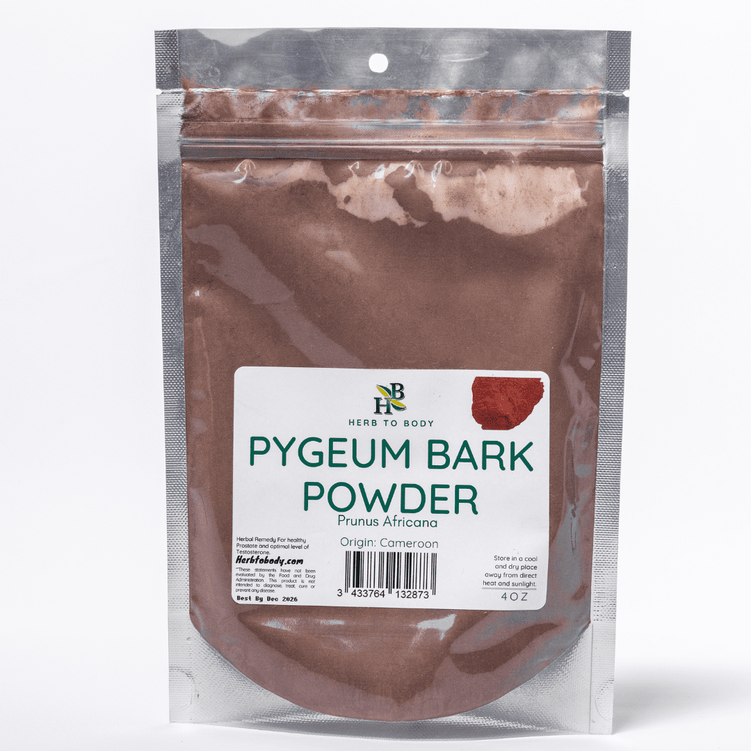 Herb To Body Pygeum Bark Powder | Prunus Africana | Wildcrafted | 4oz ...