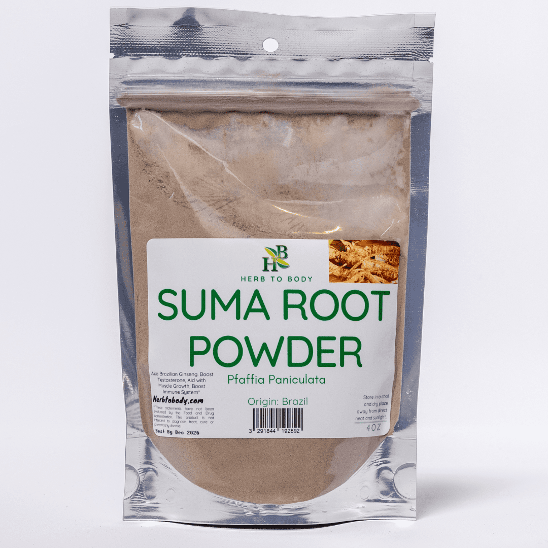 Herb To Body Suma Root Powder | Pfaffia Paniculata | Wildcrafted | 4oz ...