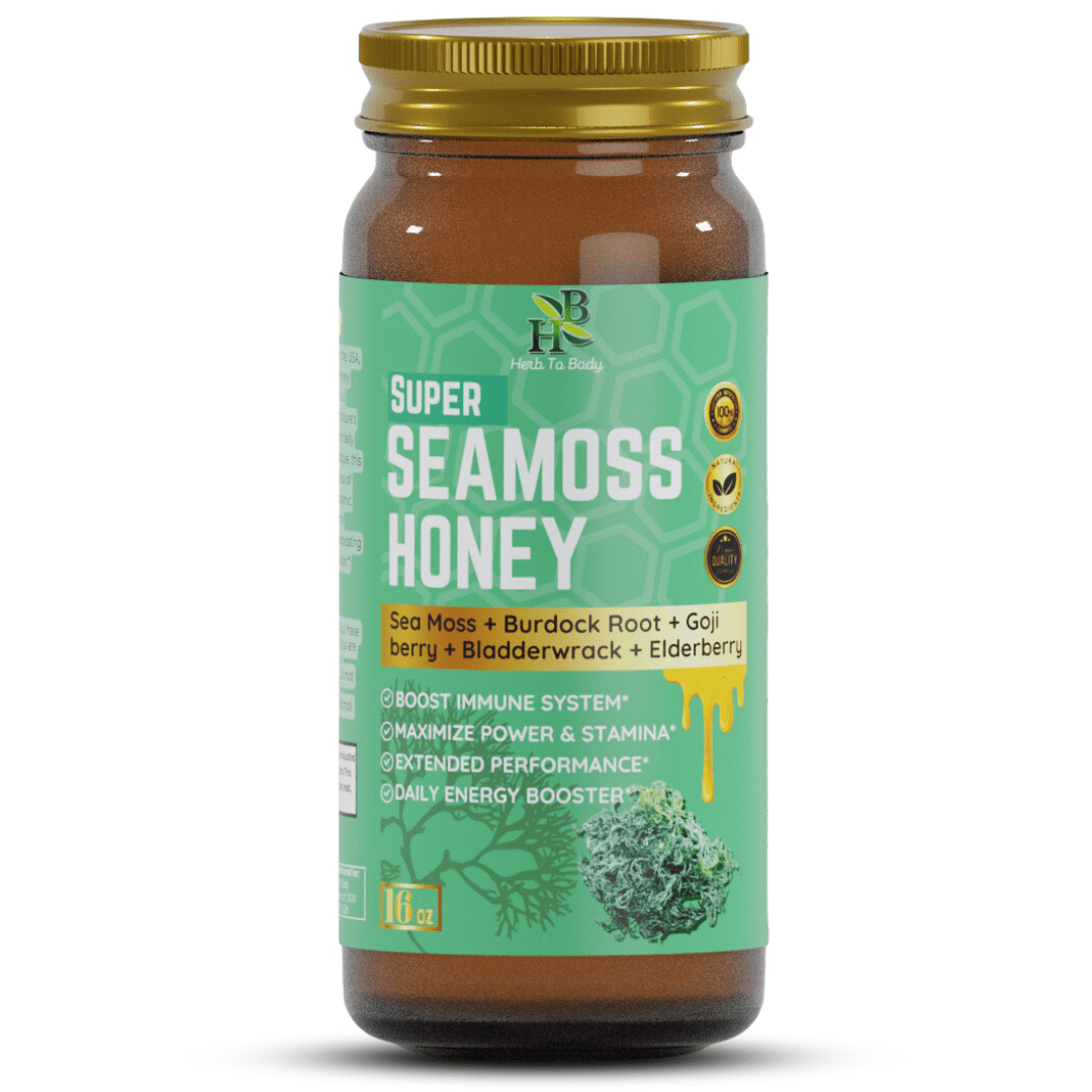 Herb To Body Super Sea Moss Honey | Multifloral Honey | Wildcrafted ...