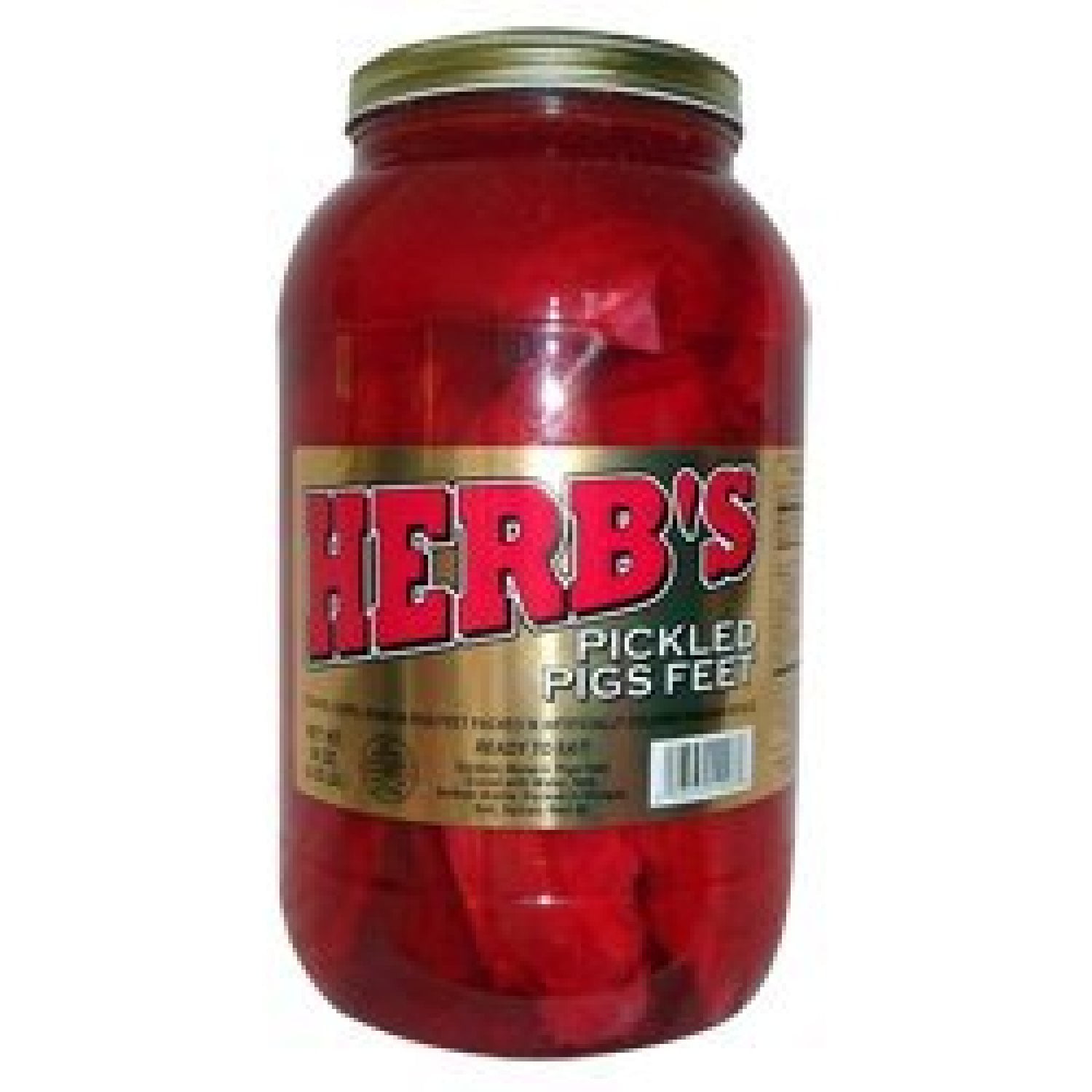 Herb's Pickled Pigs Feet 68oz (4.25lb) - Walmart.com