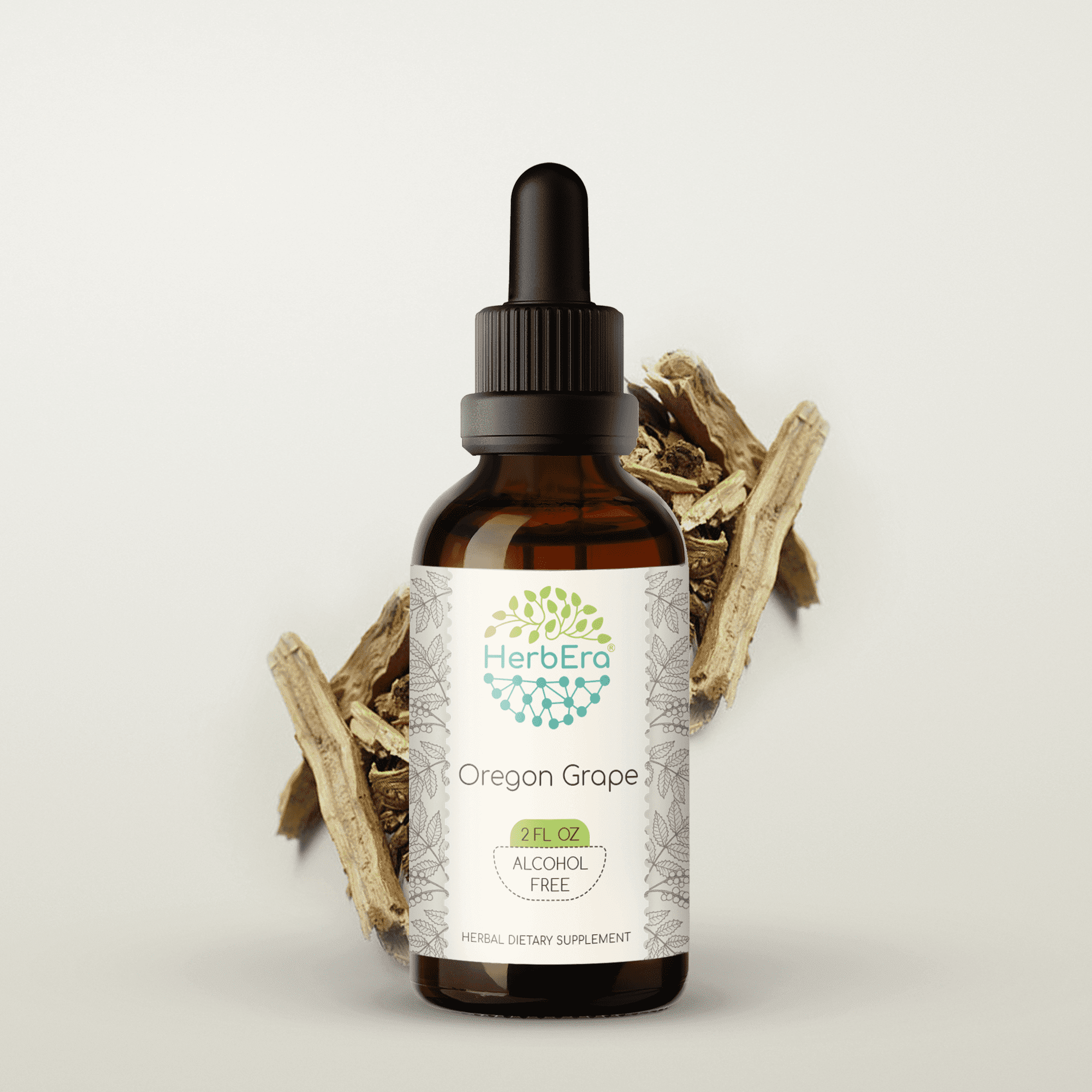 HerbEra Oregon Grape Tincture, Herbal Dietary Supplement for Digestive ...