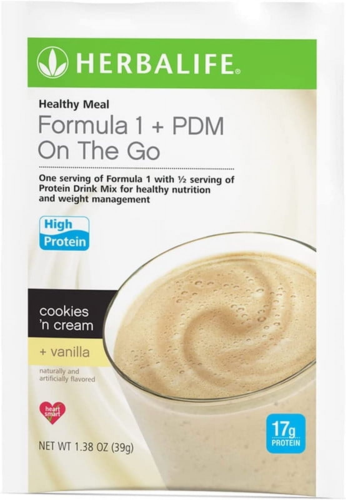 Herba life. Formula 1 + protein Drink Mix On-the-Go 17g Protein, 1.38 ...