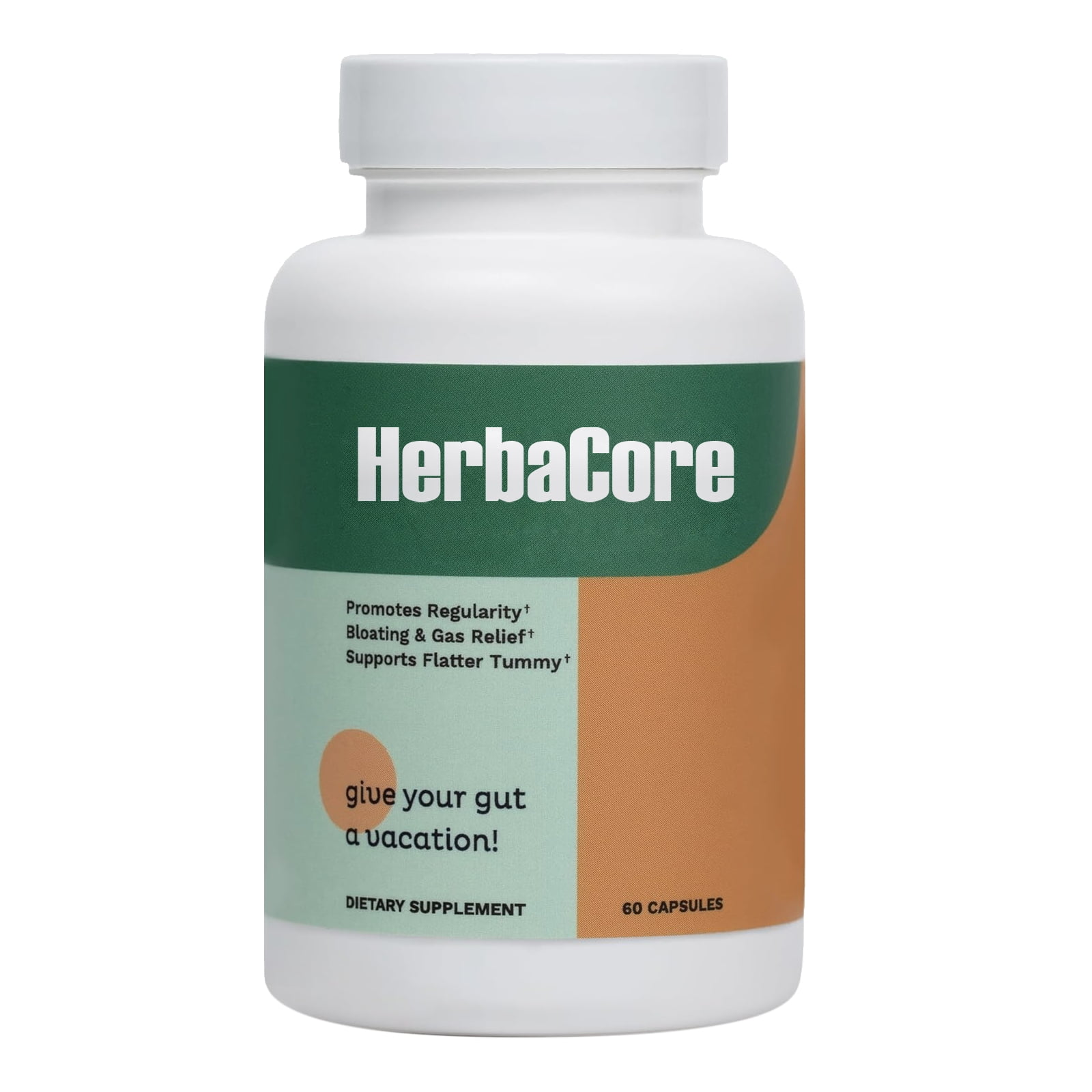 HerbaCore Digestive Wellness – Natural Digestive Support for Post-Meal Comfort – 60 Vegan ...