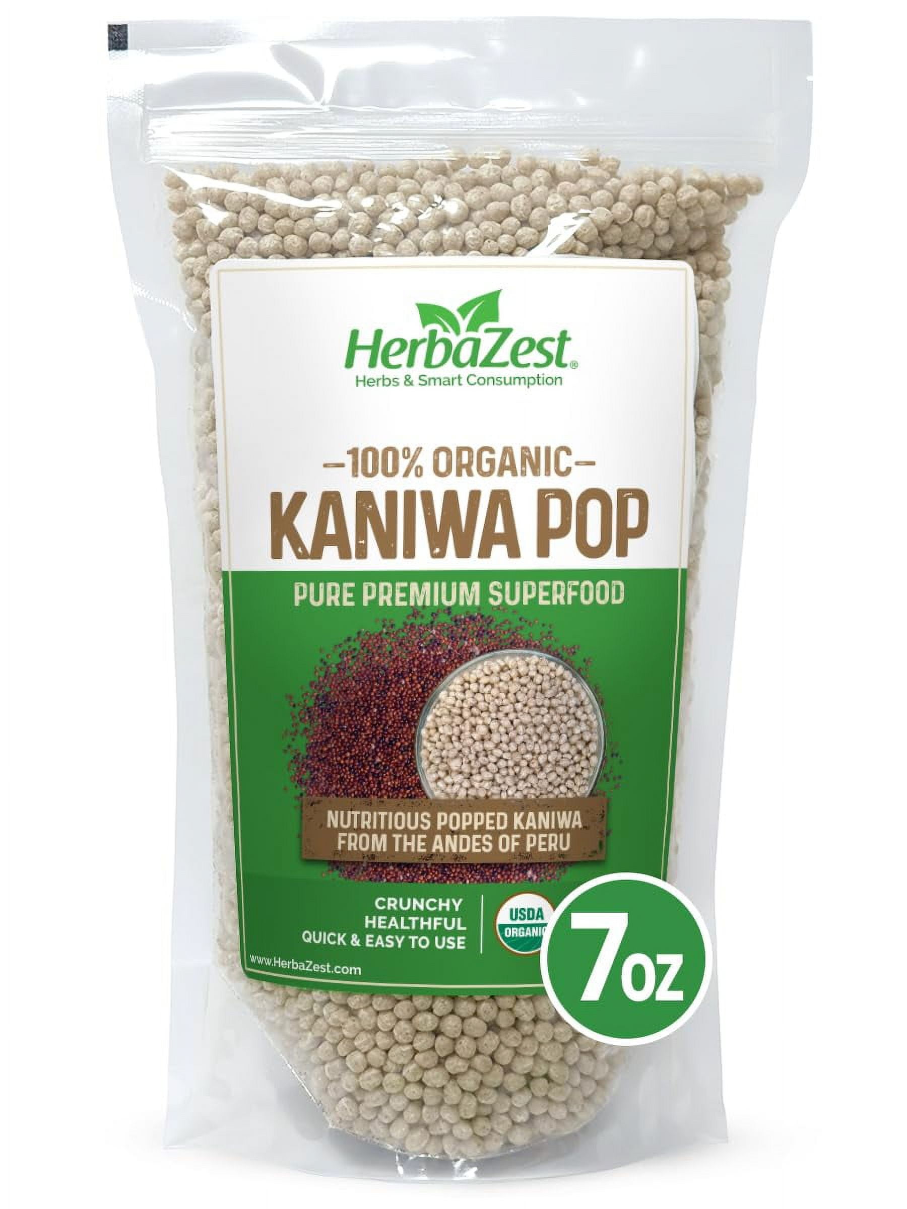 HerbaZest Kaniwa Pop Organic - HYZ01 7oz - Vegan, Gluten Free & USDA ...