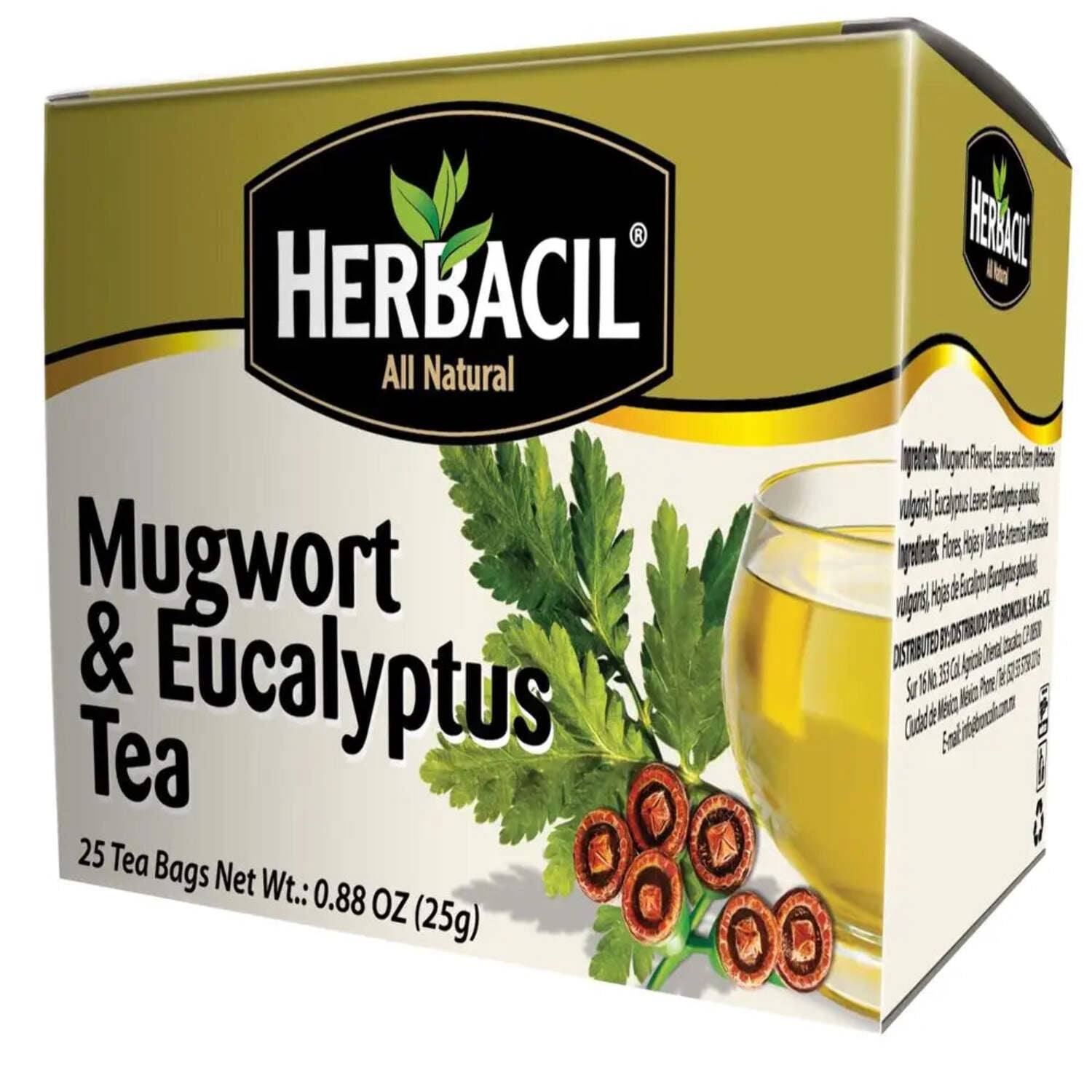 Herbacil Artemisa Eucalyptus Tea / Artemisa Eucalipto 25 ct - Walmart.com