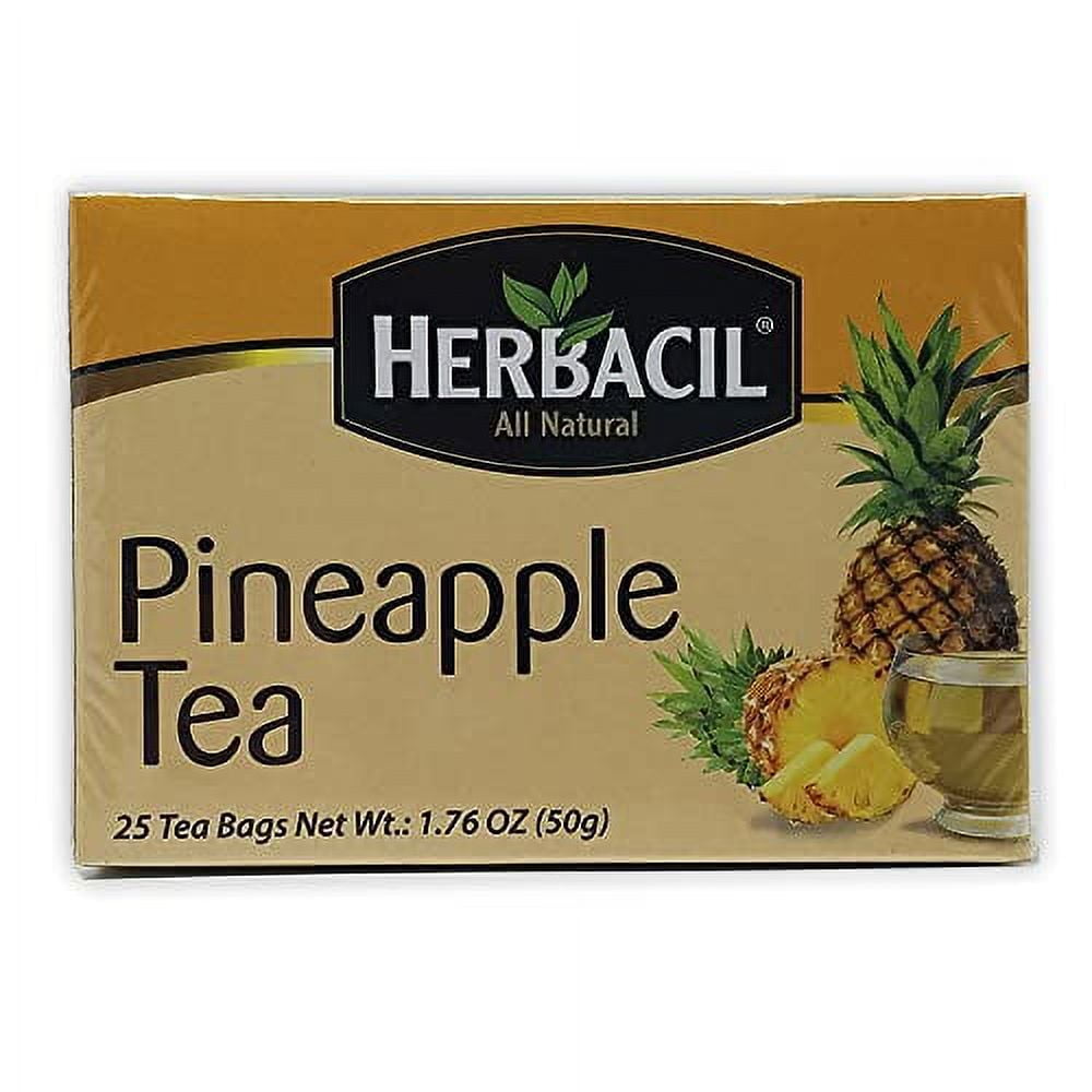 Herbacil Pineapple, Piña Tea 25 bags - Walmart.com