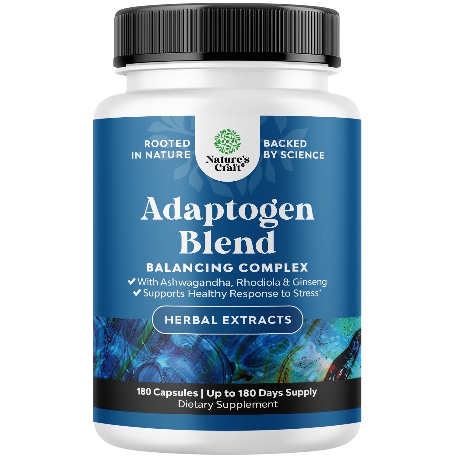 Herbal Adaptogen Mood Support - Calming Adaptogens Supplement for ...