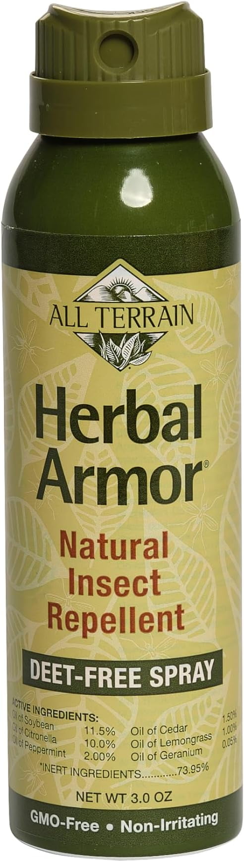 Herbal Armor DEET-Free Continuous Spray 3 oz. Travel Size Insect ...