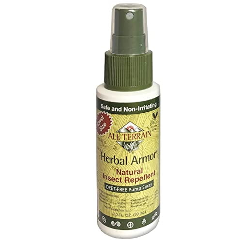 Herbal Armor DEET-Free Pump Spray 2 oz. Travel Size Insect Repellent ...