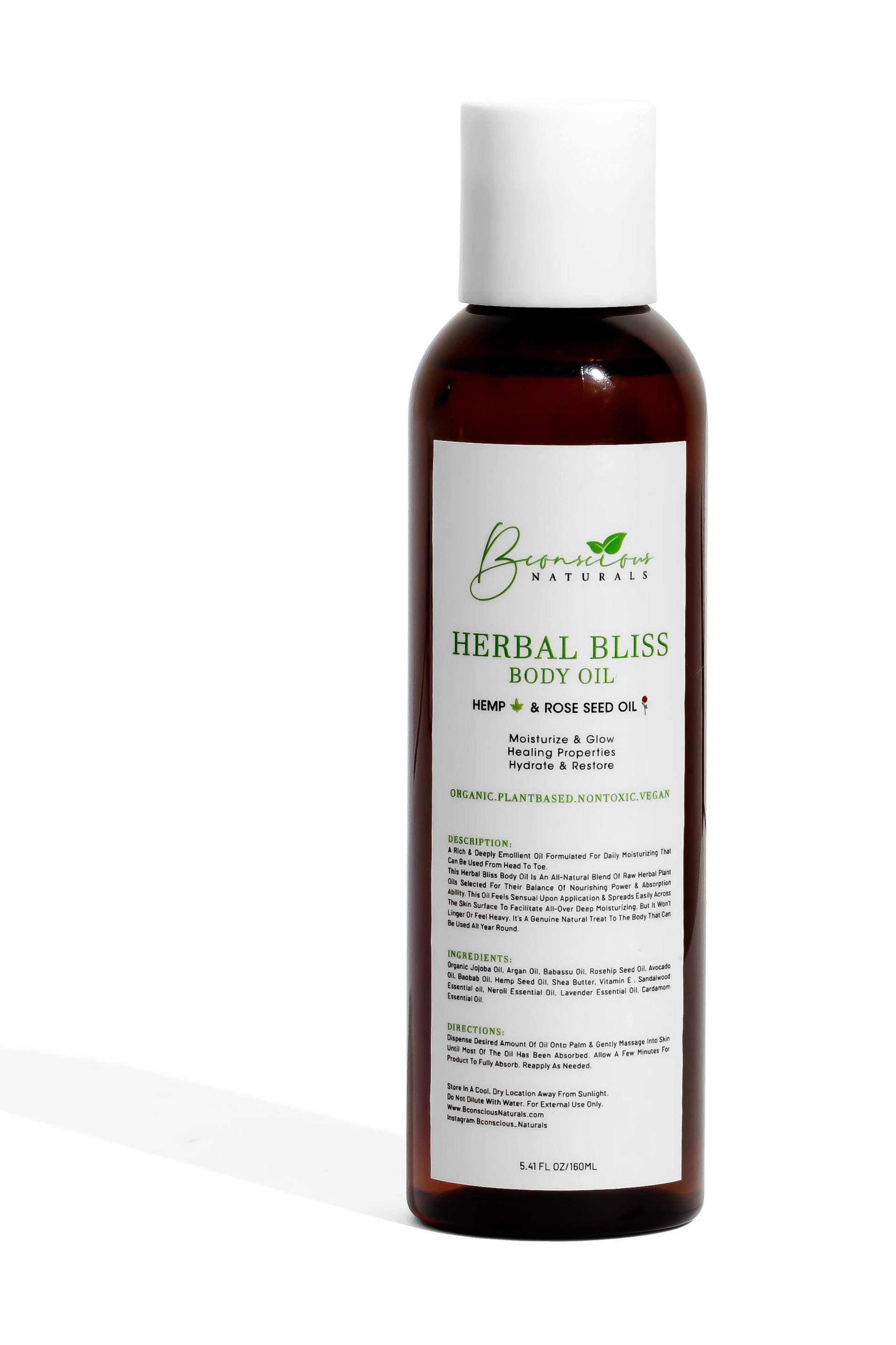 Herbal Bliss Natural Shave Oil To Remove Unwanted Face Body Hair - Walmart.com