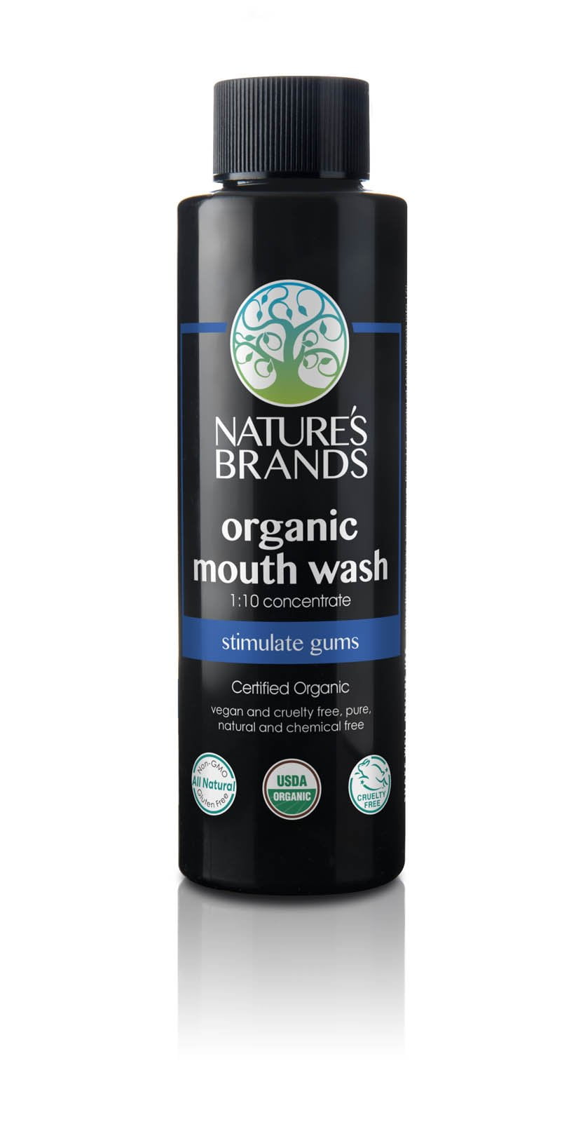 Herbal Choice Mari Organic Mouth Wash, 1:10 Concentrate; 4floz BPA-Free ...