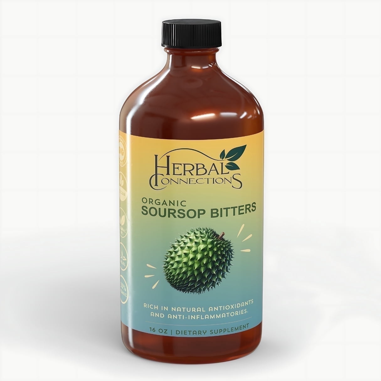 Herbal Connections Organic Soursop Bitter 16 Ounces - Walmart.com